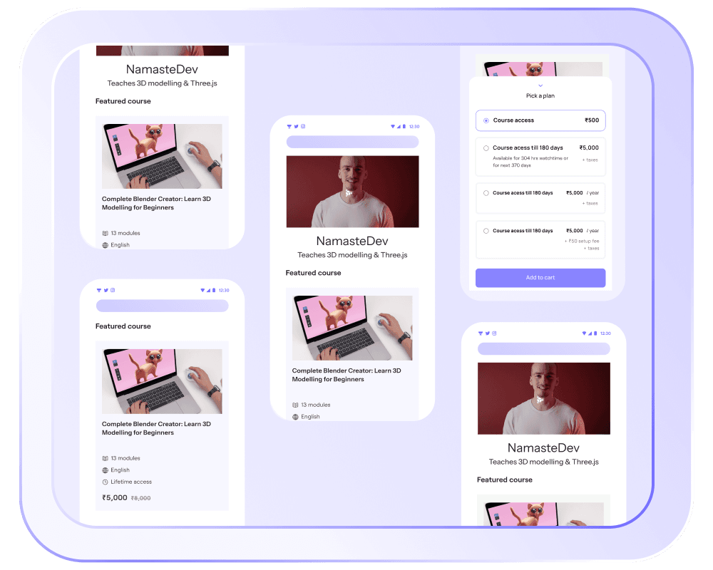 No code mobile apps for creators - Graphy